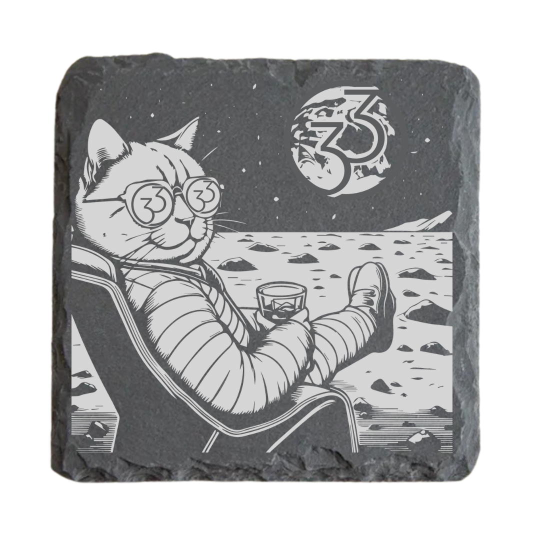 Cat Drink Whiskey Coaster | Capitol + Lounge Thirty Three